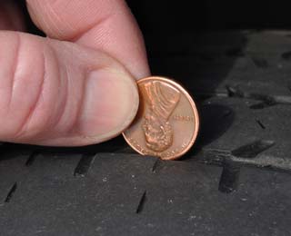 Tire Tread and the Useful Penny Test - Les Schwab