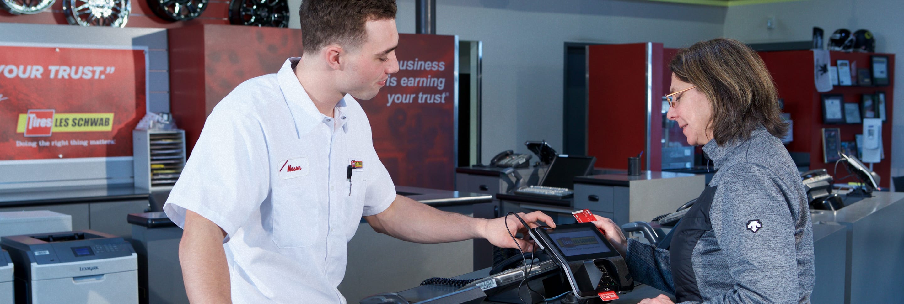 Apply for Les Schwab Credit