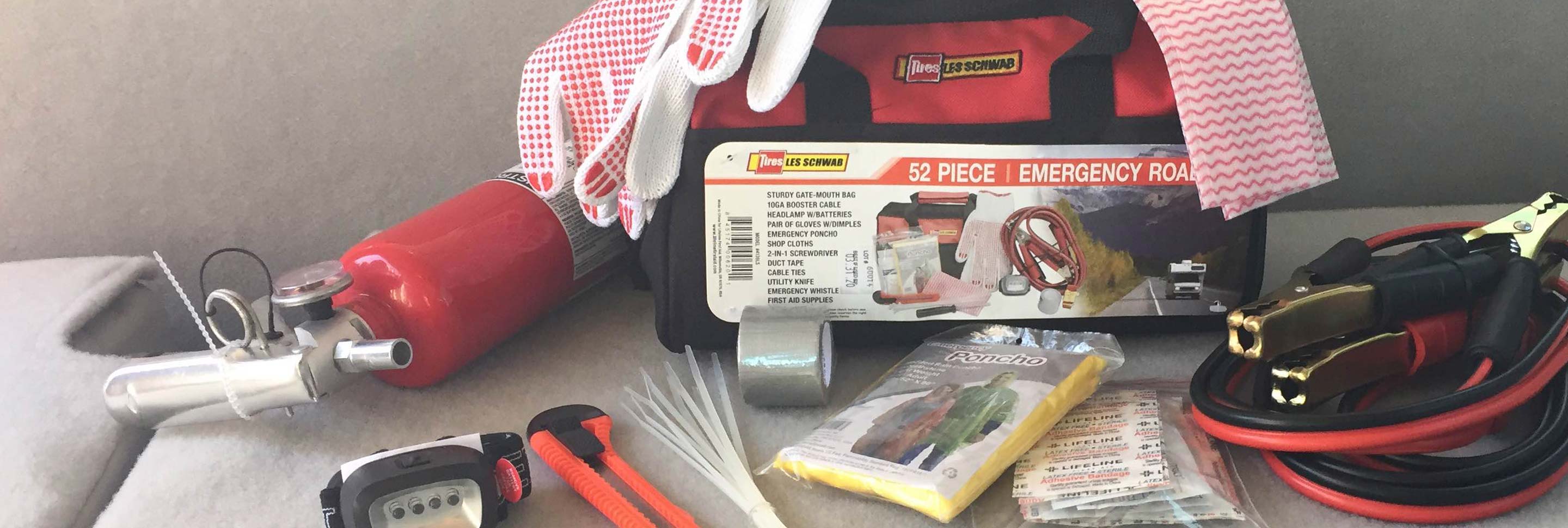 Be a Hero with a Summer Road Trip Safety Kit - Les Schwab